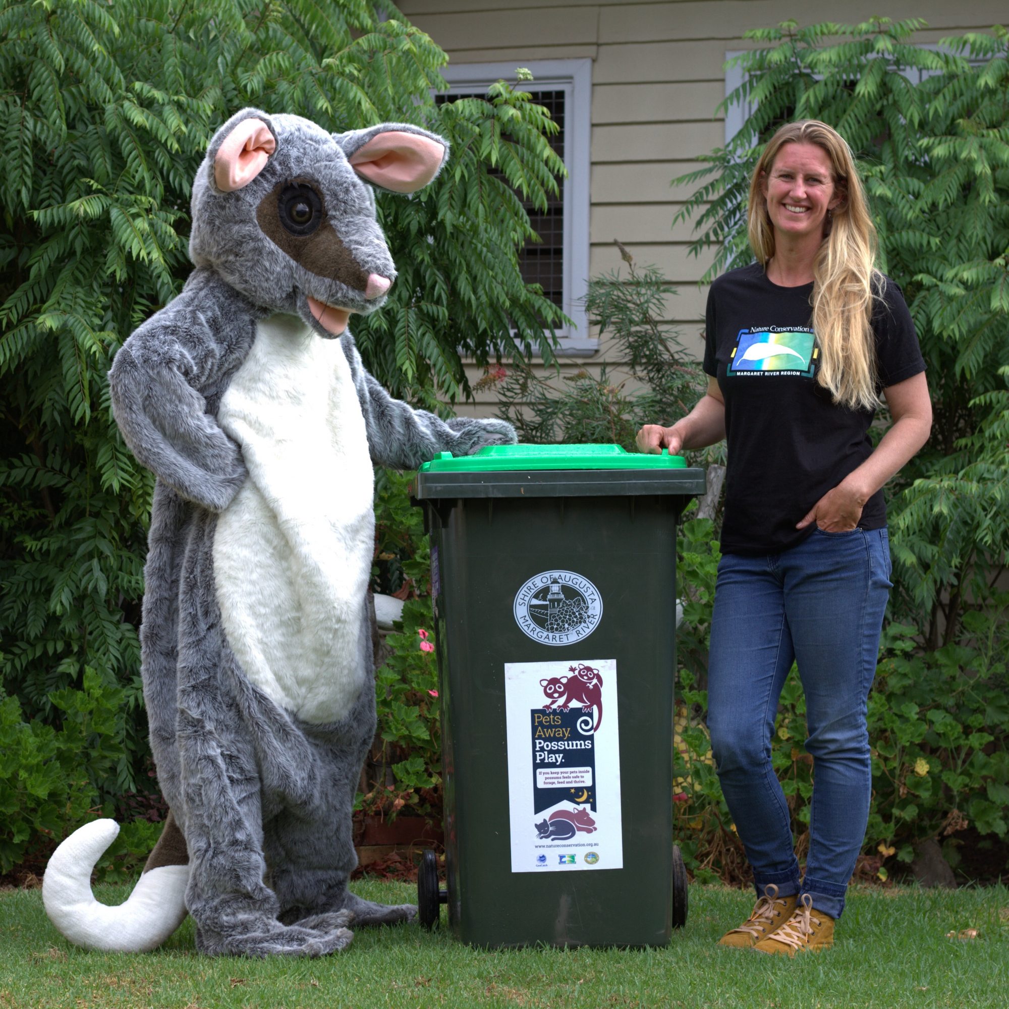 Possum bin stickers photo (1) - Copy - Nature Conservation Margaret ...